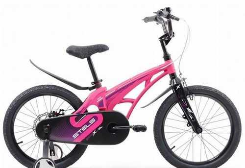 Детский велосипед stels 18" Galaxy V010 розовый (2