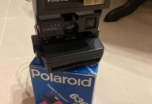 Плёночный фотоаппарат polaroid 636 closeup