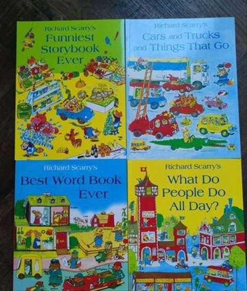4 Детские книги на английском языке Ричарда Скарри
