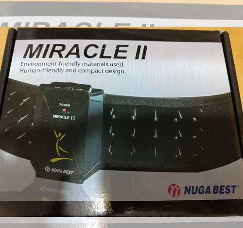 Массажный пояс для похудения miracle II nuga best