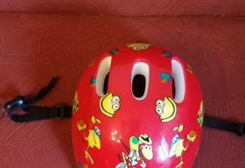 Шлем велосипедный M-wave KID-XS детский,frogs