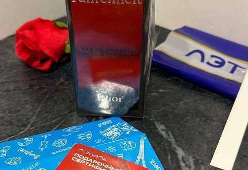 Dior Fahrenheit eau de toilette 100мл