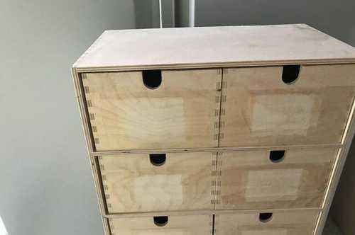 Ящик деревянный IKEA Fira Мини комод Moppe