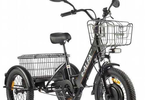 Трицикл green city e-alfa Trike Черный-2515