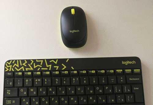 Клавиатура + мышь беспроводная Logitech MK240 Nano
