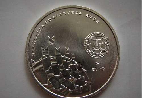 8 Е. 2003 Португалия, футбол, серебро