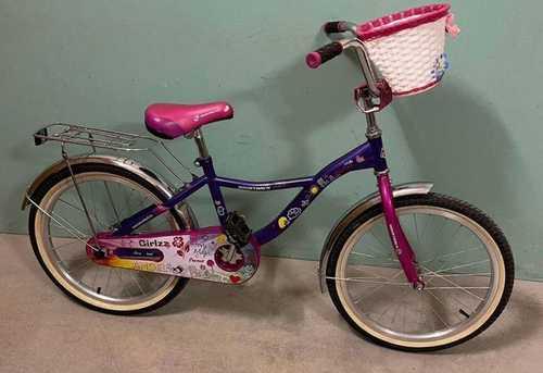 Велосипед для девочки Novatrack Little Girlzz 16