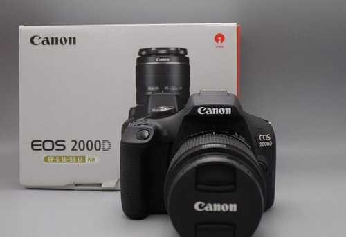 Canon EOS 2000D Kit EF-S 18-55 III (10.000 кадров)