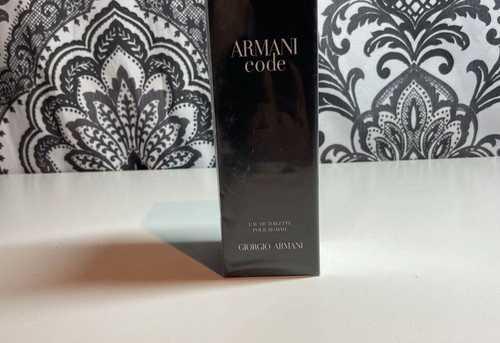 Armani code туалетная вода