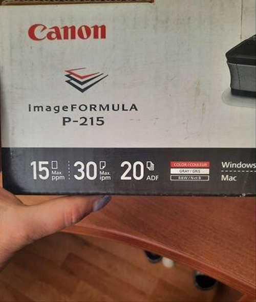 Сканер протяжный Canon imageformula P-215