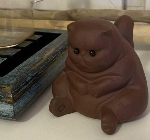 Чайная фигурка кот