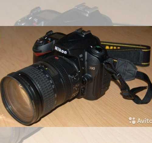 Зеркальный фотоаппарат nikon d90  обье