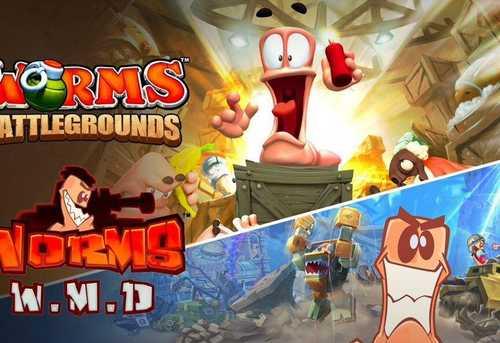 Worms Battlegrounds + Worms W.M.D на PS4 и PS5