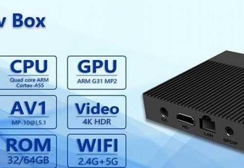 SmartTV приставкa Tanix X4 4/32 S905X4 Android 11