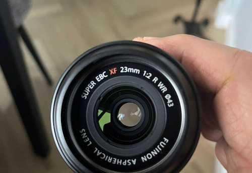 Fujinon XF 23mm f/2 R WR черный