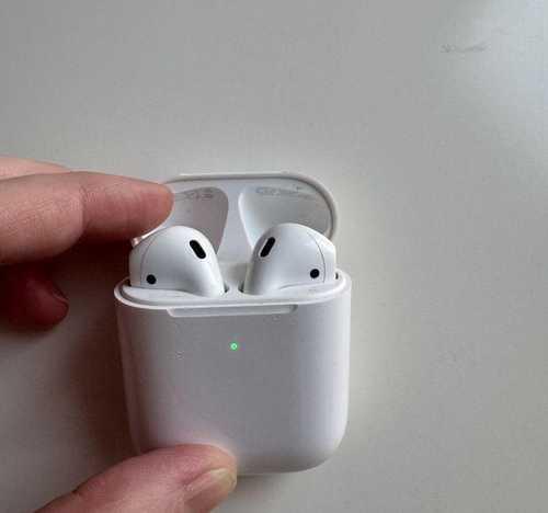 Беспроводные наушники airpods 2