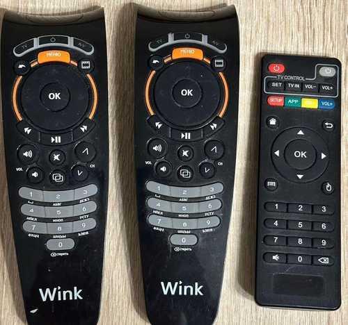 Пульты Wink и TV Control бу