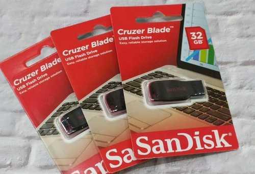 Новая Флешка SanDisk 32Gb Cruzer Blade