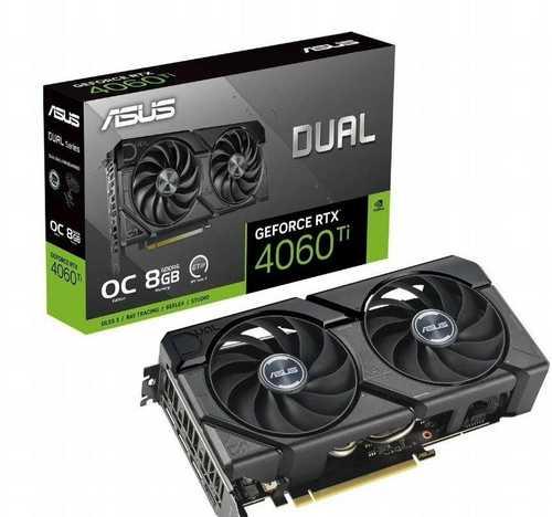 Видеокарты asus RTX 4060TI dual-RTX4060TI-O8G-EVO