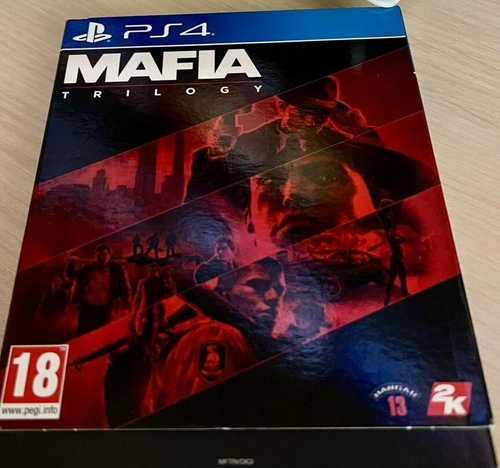 Mafia trilogy ps4 диск