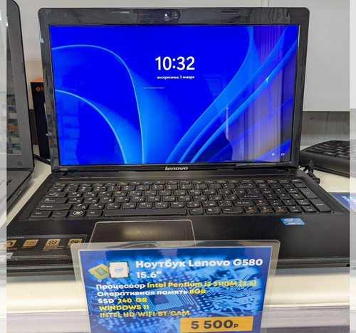 Ноутбук Lenovo g580