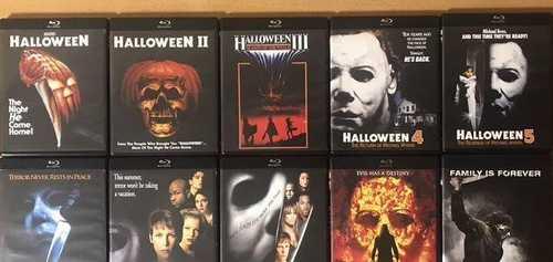 Хэллоуин Коллекция Blu ray лицензия (15 дисков)