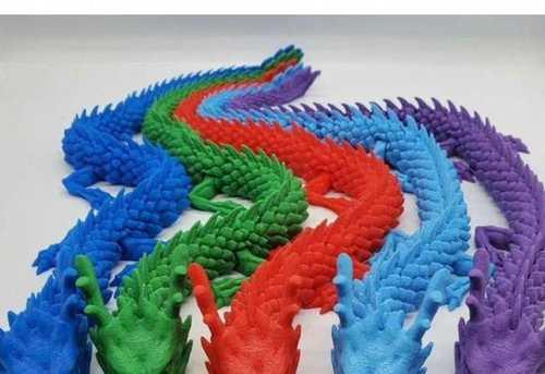 Подвижный 3D дракон