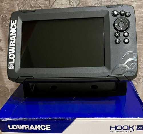 Эхолот lowrance hook 2-7x GPS English