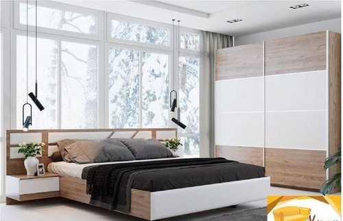 Кровать двухсп. Лагуна -8 SV-мебель (1600*2000)