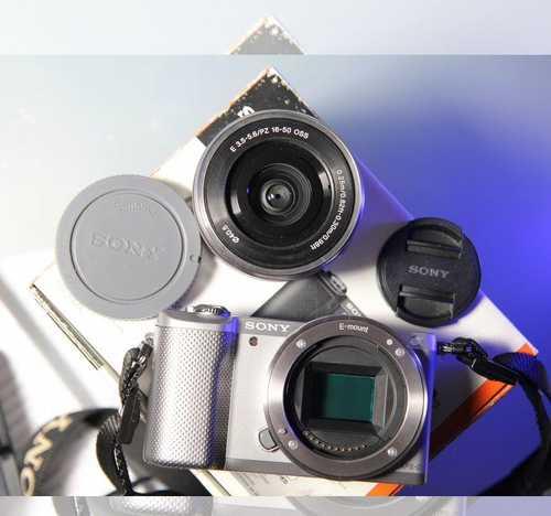 Sony alpha a5000 (пробег 4900) silver