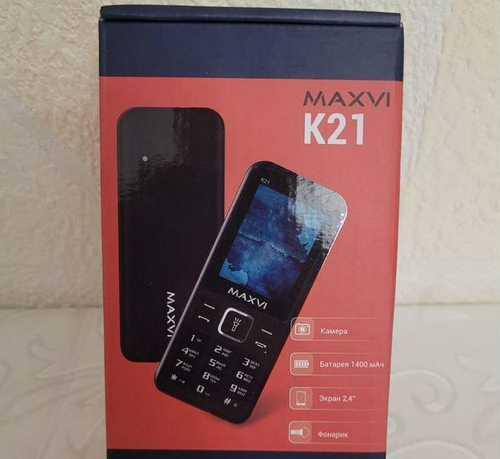 Мобильный телефон Maxvi K21 (шоколадный, черный)