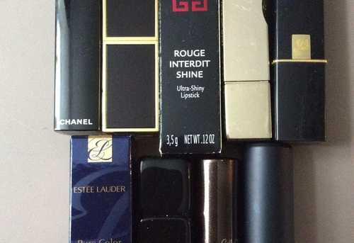 Помада givenchy Estée Lauder chanel guerlain