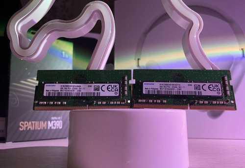 Оперативная память Samsung DDR4 sodimm 2x8 gb