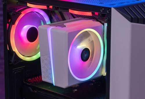 Башенный кулер aerocool cylon 4f white