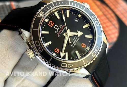 Часы мужские Omega planet ocean 42 мм orange