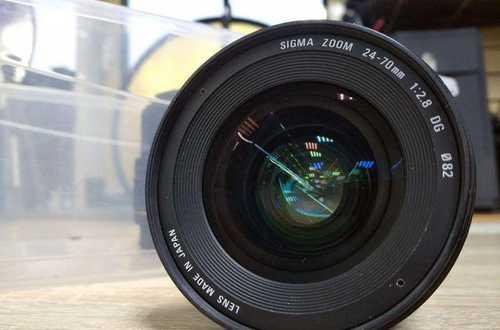 Sigma 24-70mm D nikon на запчасти