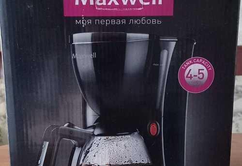 Кофеварка капельного типа Maxwell MW-1651 BK Black