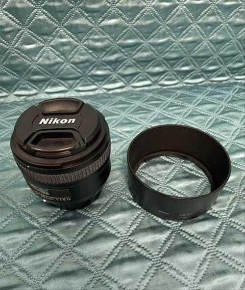 Продаю объектив nikon 50 mm f/1.8 g