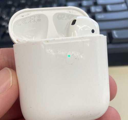 Кейс Airpods 2 с беспроводной зарядкой