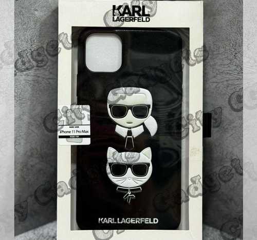 Чехол Karl Lagerfeld для iPhone 11 Pro Max,Черный