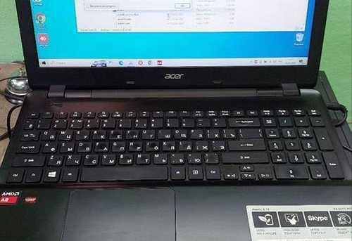 15.6" Acer Aspire E5-521G, 1120 ГБ, A8 6410, RAM 8 ГБ, Radeon R5 M240