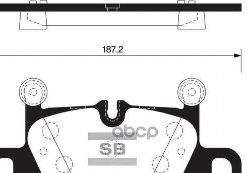 Колодки тормозные дисковые задние Серия:HI-Q VW