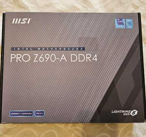 Материнская плата Msi pro z690-a ddr4