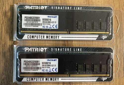 Оперативная память Patriot 2*8Gb DDR4 3200MHz