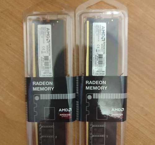 Оперативная память AMD ddr4 8gb 3200