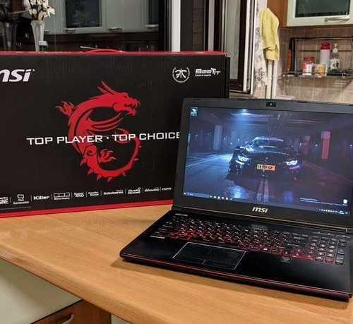 Игровой ноутбук MSI GE62