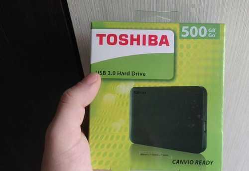 Внешний жесткий диск Toshiba Canvio Basics 500гб