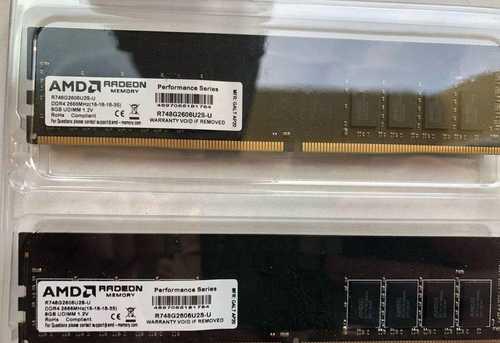 AMD Radeon Memory Performance Series 8 GBx2 - 2666