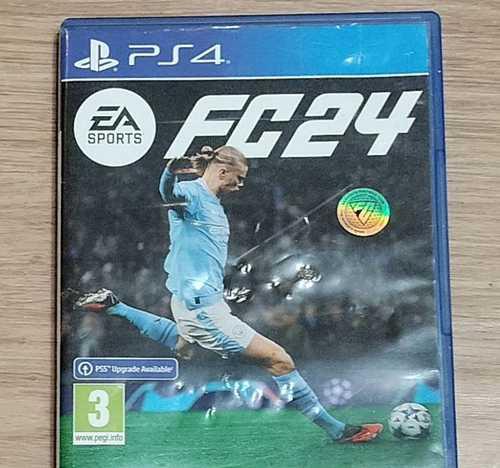 Диск игры на ps4 EA FC 24