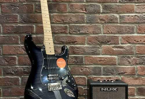 Электрогитара Fender Affinity HSS + Комбик Nux